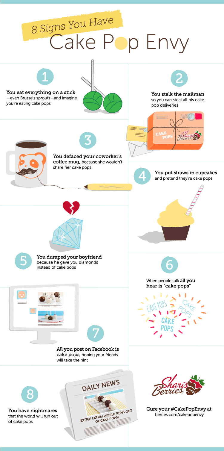 8 Signs You Have Cake Pop Envy | Shari's Berries