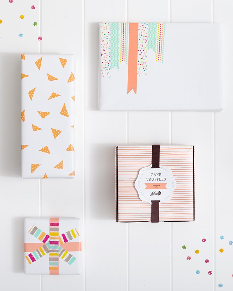 Spring DIY: Washi Tape Gift Wrap | Shari's Berries